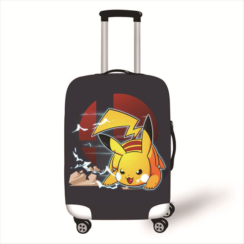 Pokemon Pikachu Travel Luggage Suitcase Cover Elastic Protector ...