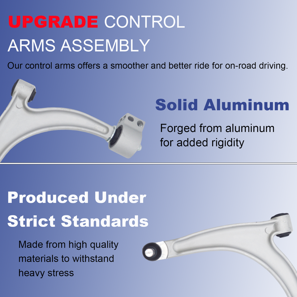 8PCS Control Arms Kits For 05-10 Pontiac G6 07-09 Saturn Aura 04-12 ...