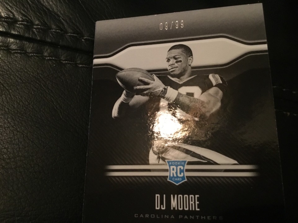 2018 panini playbook Dj Moore rookie patch auto 9/99 | eBay
