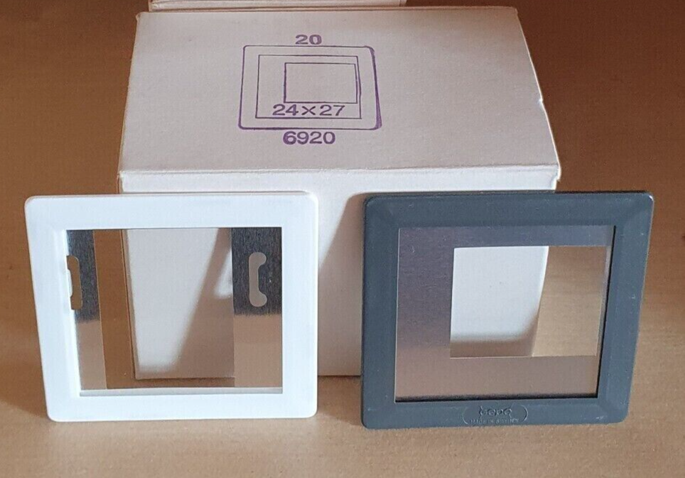 Slide mount GEPE 2 piece 2x2" 5x5cm slides Multivision offset x20 6920 ...