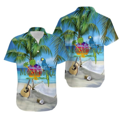 Jimmy Buffett Margaritaville Hawaiian Shirt 3D For Men UR311 | eBay