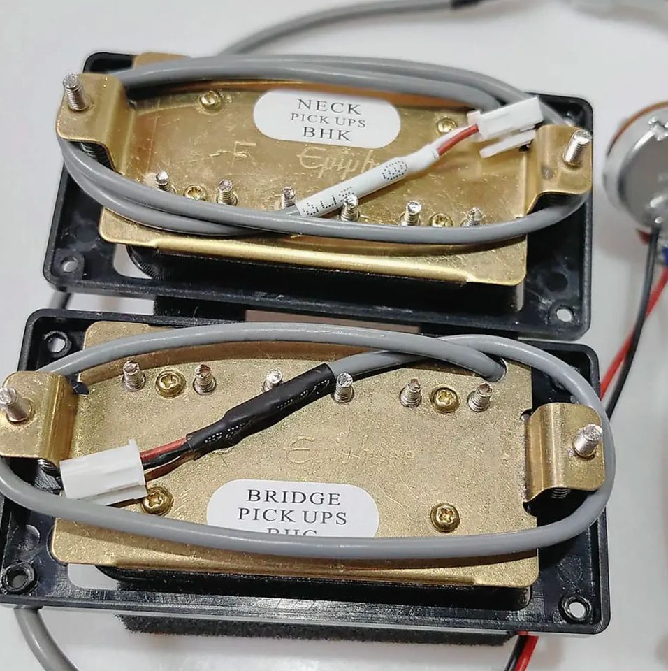 Epiphone Guitar Humbucker Pickups Set with Wiring Harness Kit Fit Les ...