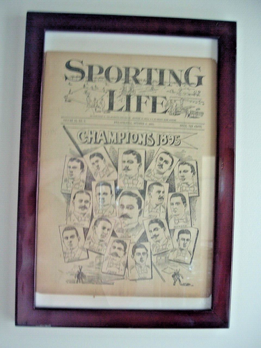 1895 Sporting Life Baseball Magazine Baltimore Orioles Champions 1895 ...
