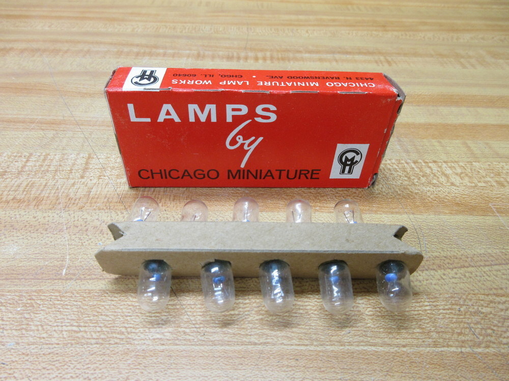 Chicago Miniature CM-44 Miniature Lamp Light Bulbs 44 (Pack of 10) | eBay
