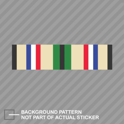 Southwest Asia Service Persian Gulf War Service Ribbon Sticker desert ...