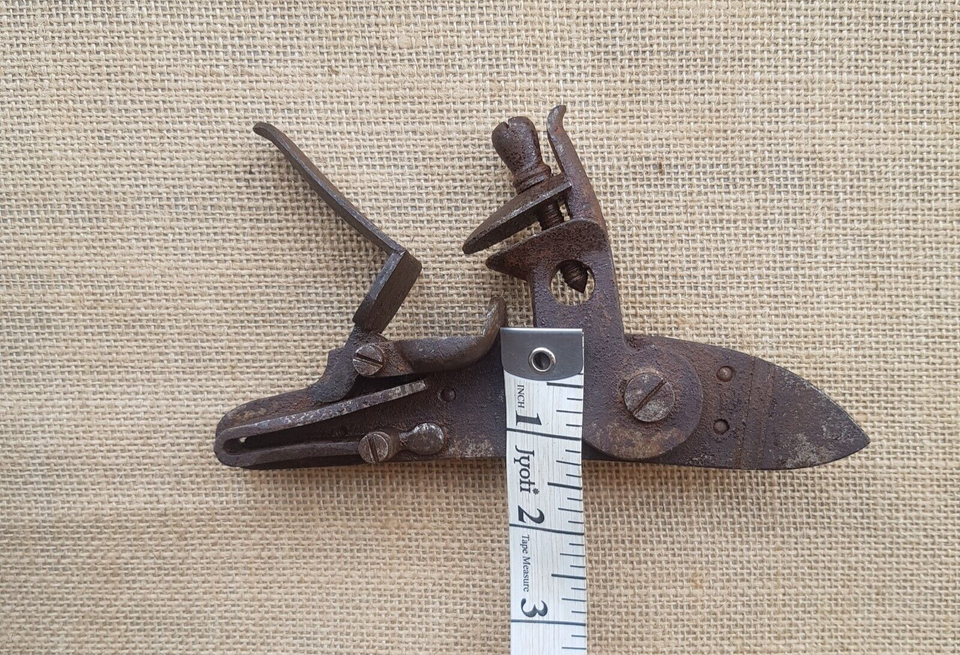 VTG BLACK POWDER MUZZLELOADER BROWN BESS FLINTLOCK HAMMER MECHANISM ...