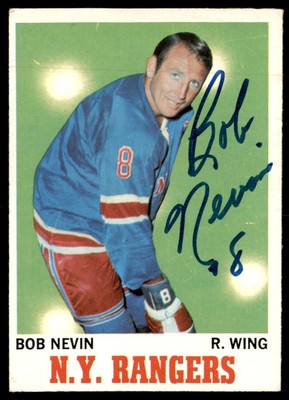 1970-71 Topps Autographed Bob Nevin #60 | eBay