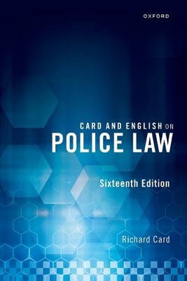 Richard Card Card and English on Police Law (Tascabile) | eBay