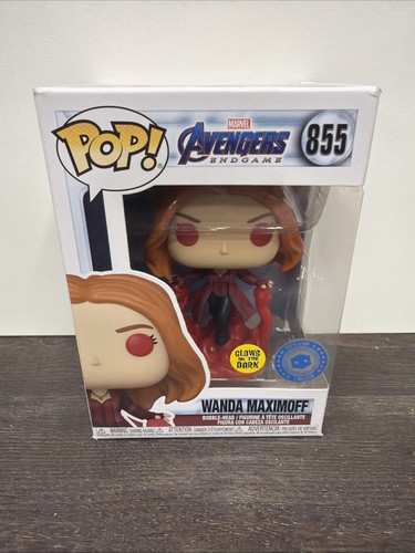 Funko Pop! Vinyl: Marvel - Wanda Maximoff (Glows in the Dark) - Mama ...