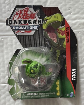 TROX - Bakugan EVOLUTIONS Figure GREEN Dinosaur POP-OPEN BAKU-ACTION | eBay