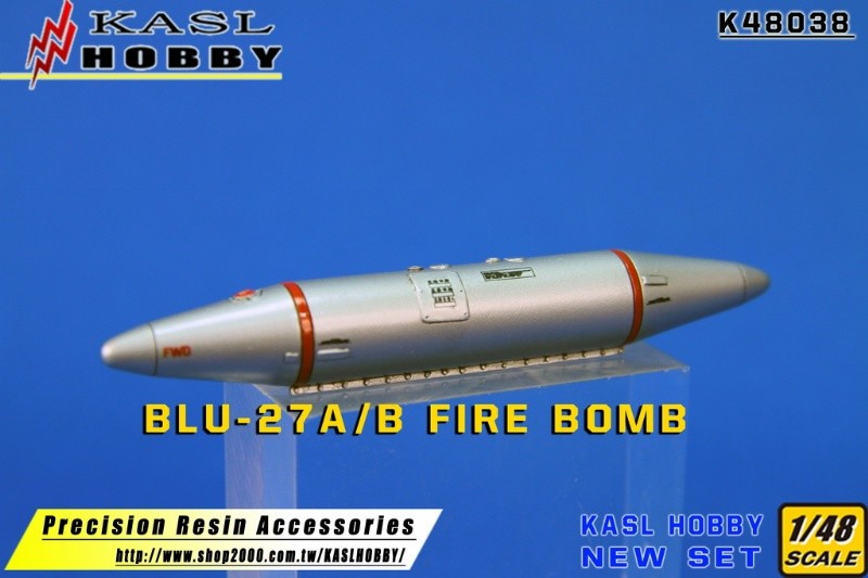 KASL Hobby 1/48 750lb napalm BLU-27A/B Fire Bomb resin set | eBay