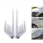 2pc Car Fender Side Fender Side Vent Hood Air Flow Grille Decorative ...