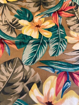 Alexander Henry Collection Bold Floral Tropical Flowers Fabric Material ...