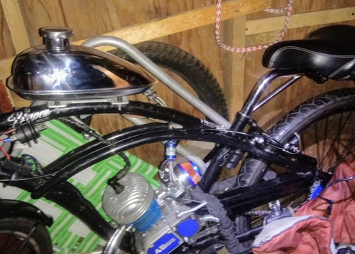 Bicycle Lay Back Steel Seat Post W/support 25.4mm Chrome Old School MTB ...