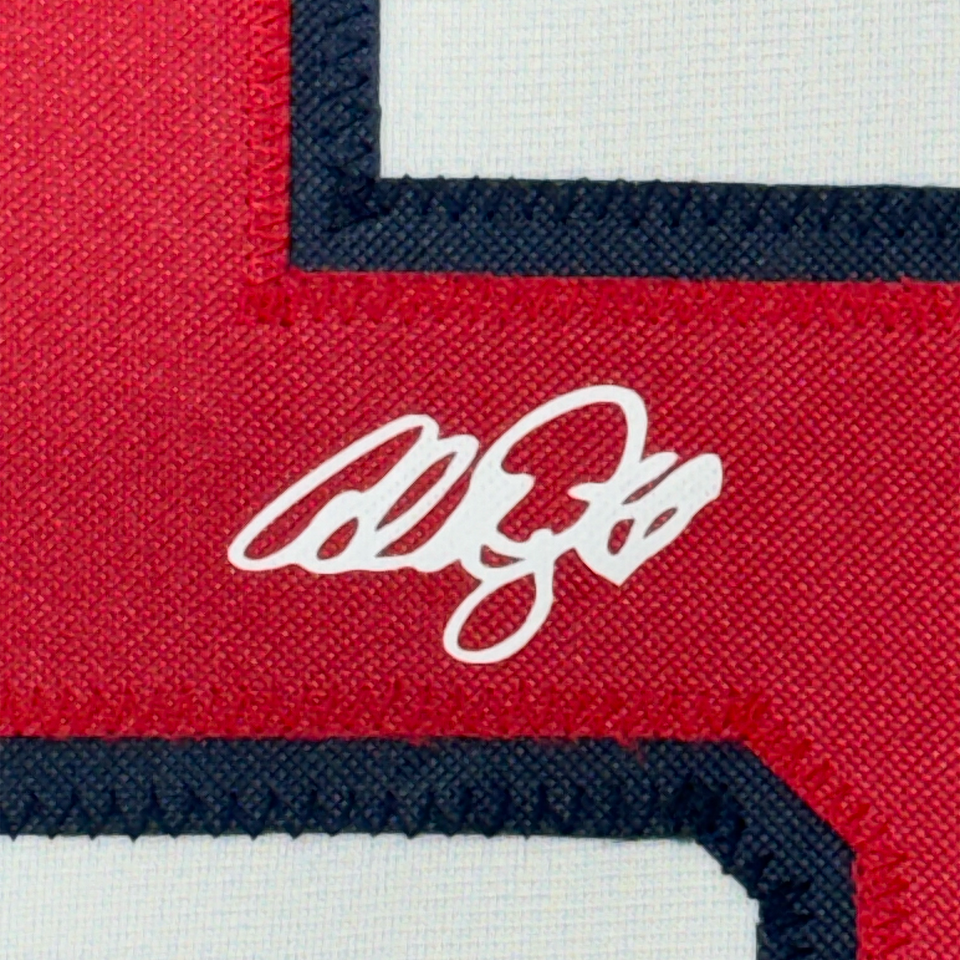 Framed Facsimile Autographed Adam Wainwright 35x39 St Louis White ...