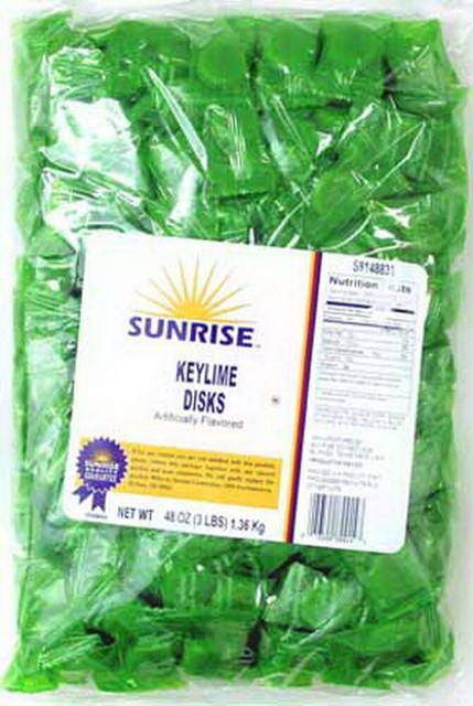Sunrise Confections Key Lime Disks - Hard Candy 3 Pound Bag for sale ...