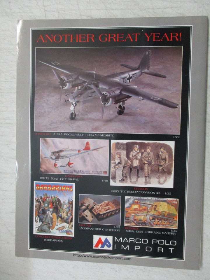 GREAT SCALE MODELING MAGAZINE 1999 SMITHSONIAN AIRCRAFT 1932 FORD 1/8 ...