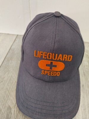 Speedo Embroidered Graphic lifeguard Blue Baseball (strap- one size ...