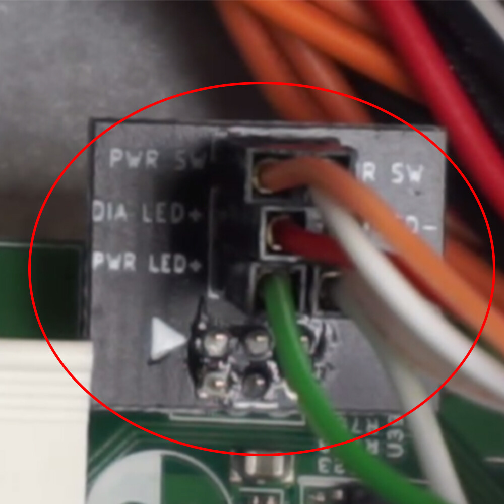 For Dell Motherboards Dell 5/6 Pin Power Button / LED Front Panel ...