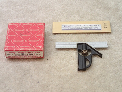 Starrett H33-4 Machinist Square Head with 4 Inch CB4-16R Blade | eBay