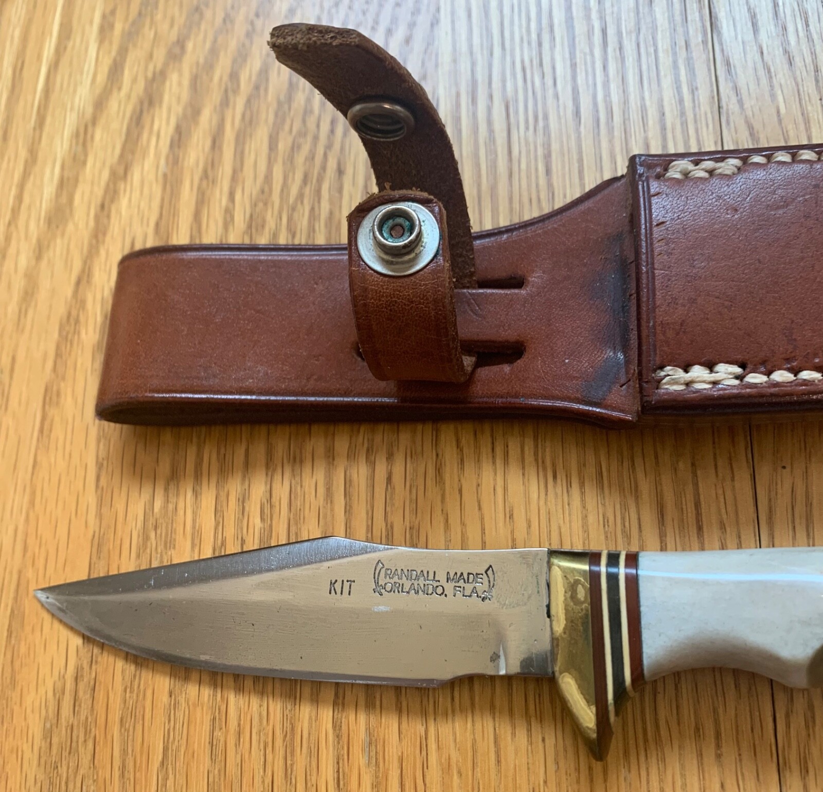 AWESOME RANDALL KIT STAG KNIFE W/ JOHNSON SHEATH RARE | eBay