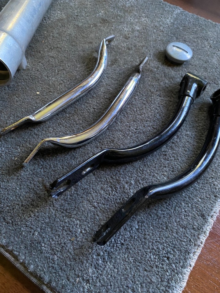 Original 1950s 1960s AJS Matchless Alloy Fork Pair, Lift Handles, B52 ...