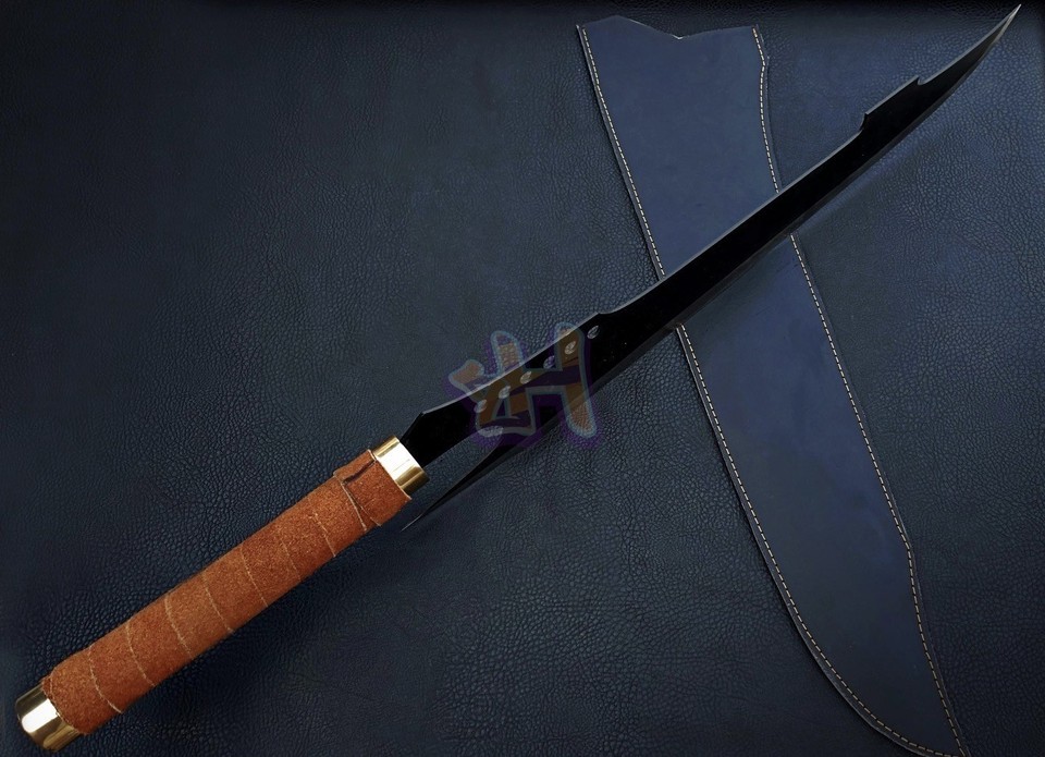 Fantasy Sword High Carbon Steel Blade With Leather Sheath | eBay