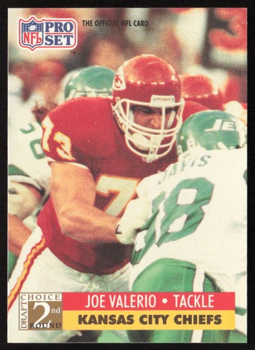 1991 Pro Set Joe Valerio #779 Rookie Kansas City Chiefs | eBay