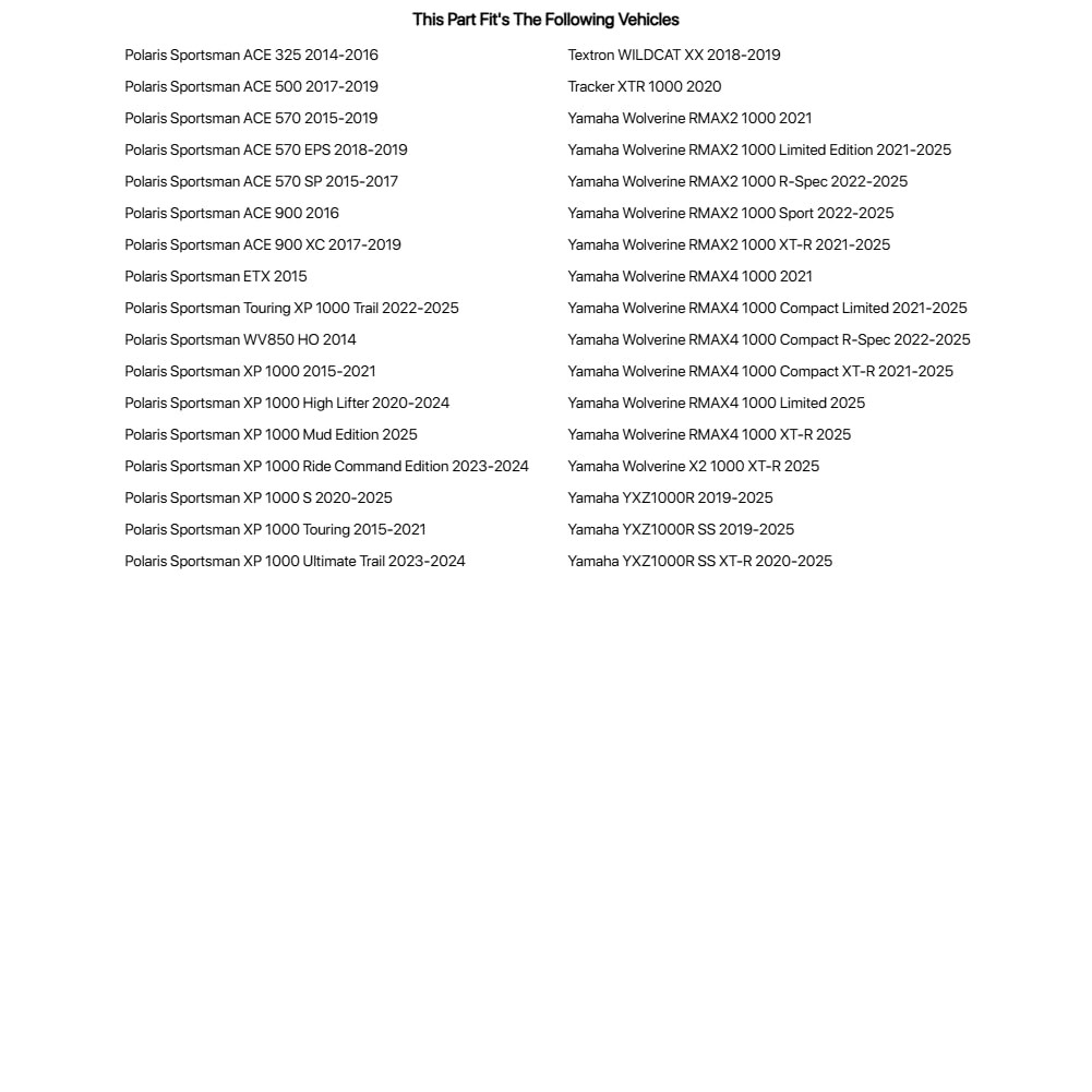 (4 Pack) 4/156 Tusk Teton Beadlock Wheel For POLARIS RZR Pro XP Sport ...