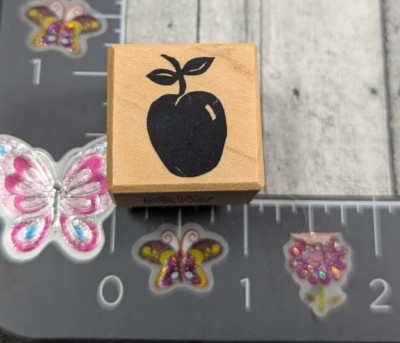 PSX Designs Apple Leaves A532 1984 Rubber Stamp Wood #B19 | eBay
