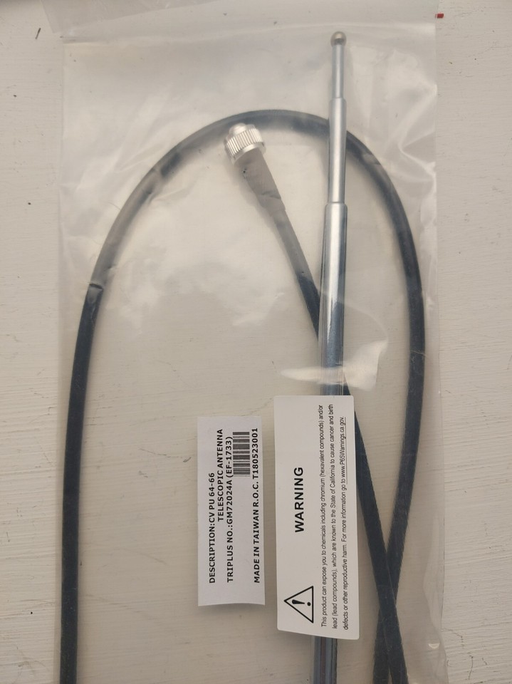 Triplus Telescopic Classic Automotive Radio Antenna Kit 1967-72 Chevy ...