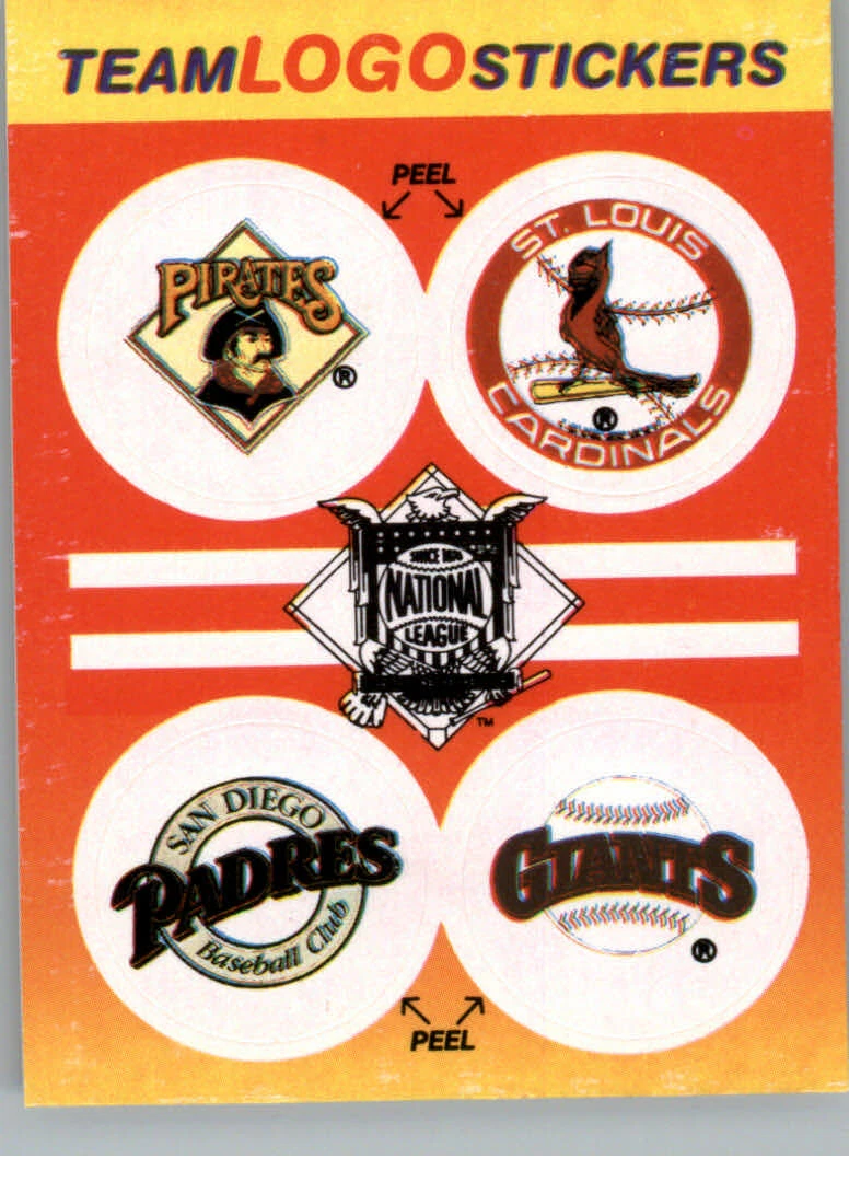 Fleer Team Logo Stickers