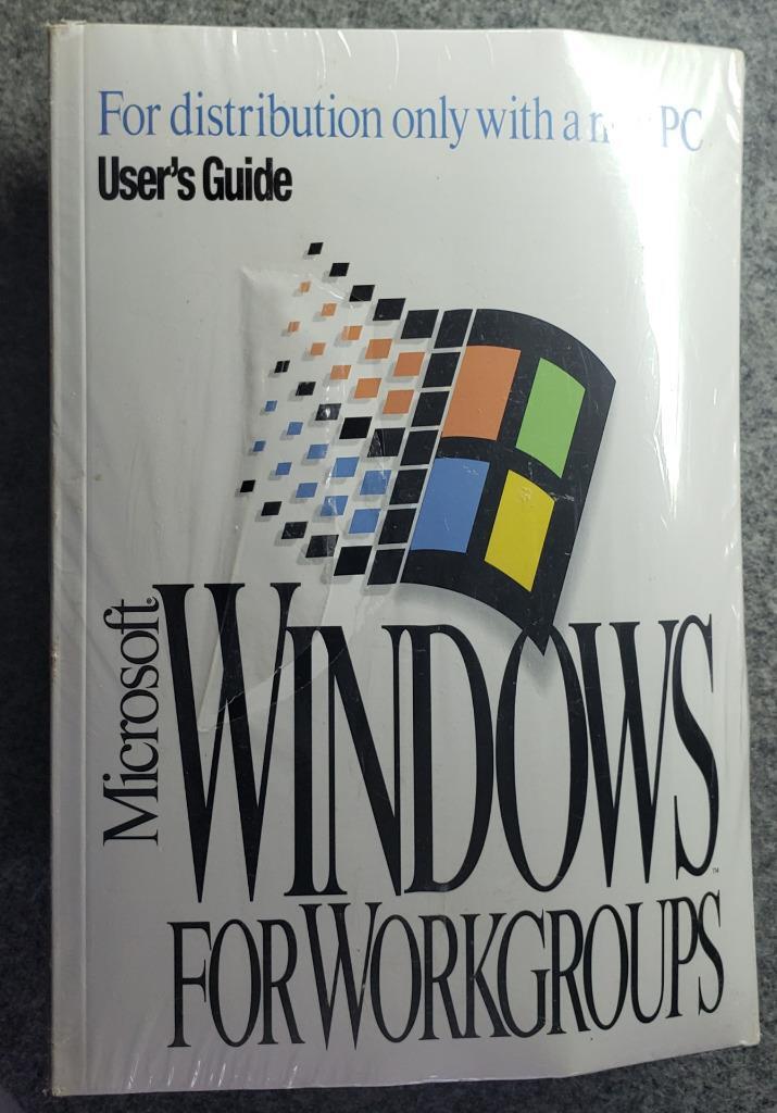 Microsoft Windows for Workgroups 3.1 User Guild Books, Install Disks | eBay