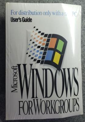 Microsoft Windows for Workgroups 3.1 User Guild Books, Install Disks | eBay
