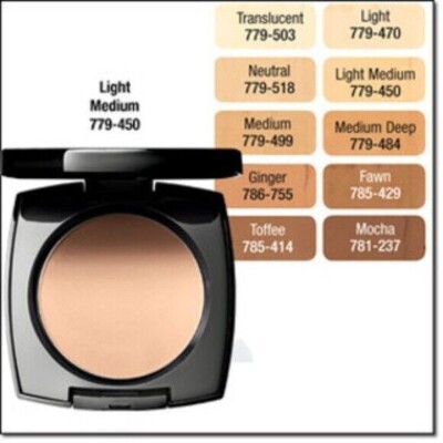 Avon True Color Flawless Mattifying Pressed Powder In Fawn 11.3g | eBay