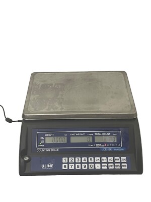 ULINE JCE-15K (H-1122) Counting Scale 30 lbs. x .001 lb. w/ Power ...
