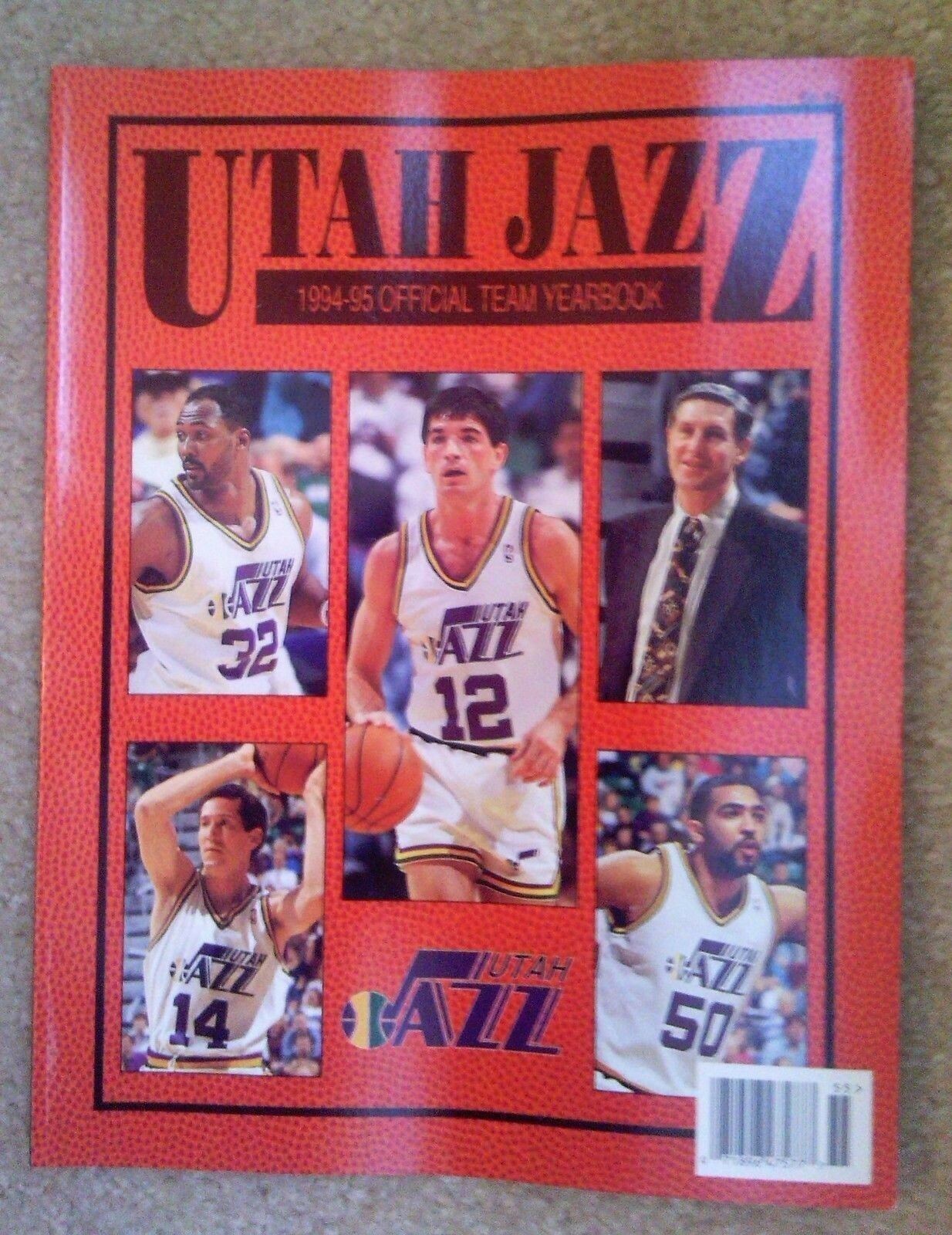 Utah Jazz 1994/1995 Team Yearbook New | eBay