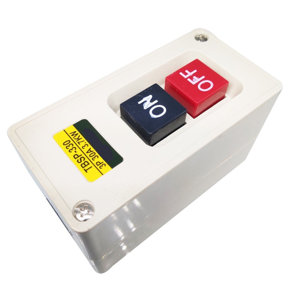 MOMENTARY Pushbutton Switches 30A 3-Phase Power Pushbutton Switch - On ...