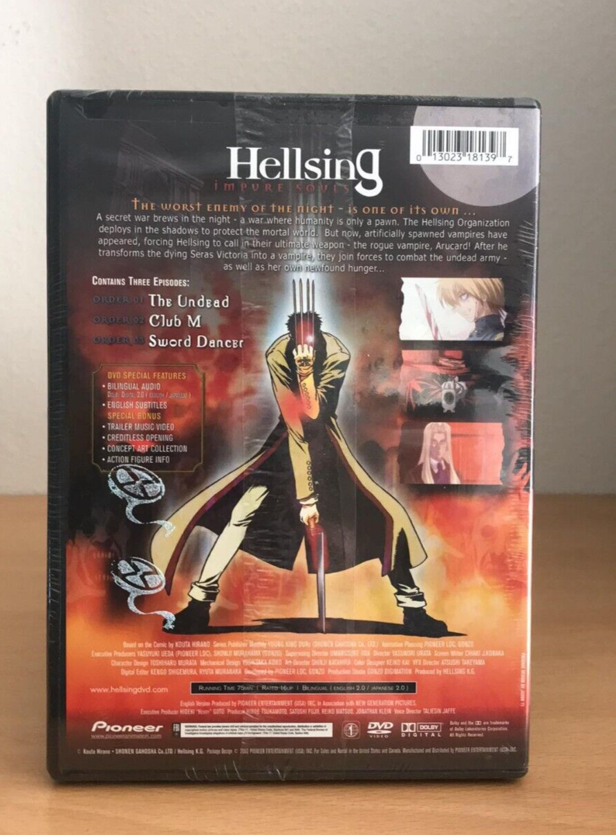 Hellsing - Vol. 1: Impure Souls (DVD, 2002) for sale online | eBay