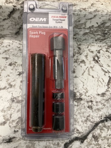OEM TOOLS 25647 Spark Plug Saver Permanent Thread Repair Kit M14-1.25 ...