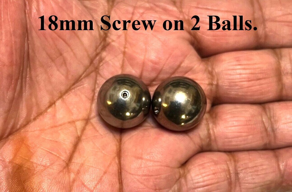 Surgical Steel 3 4 5 6 7 8 10 12 14 16 & 18mm SCREW ON SPARE BALLS 14g ...