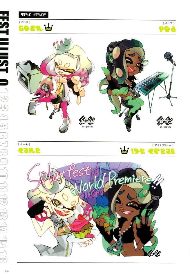 Splatoon 2 Octo Expansion Haikara Walker Art Book Fashion Illustrations ...