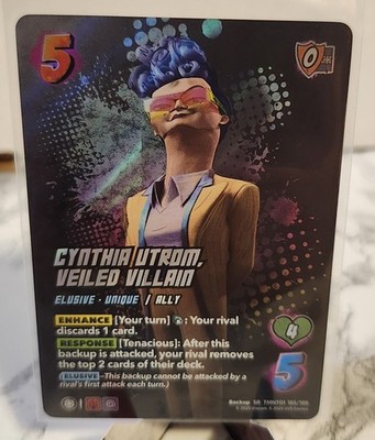 UniVersus Ninja Turtles Cynthia Utrom Veiled Villain Backup SR TMNT01 ...