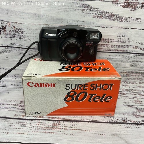Canon Sure Shot 80 Tele 35mm Point & Shoot Film Camera Tested Working ...