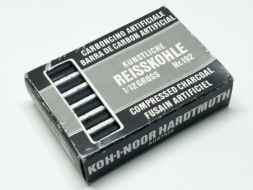 Vintage L & C Hardtmuth #192/2 Compressed Charcoal 12 Sticks | eBay