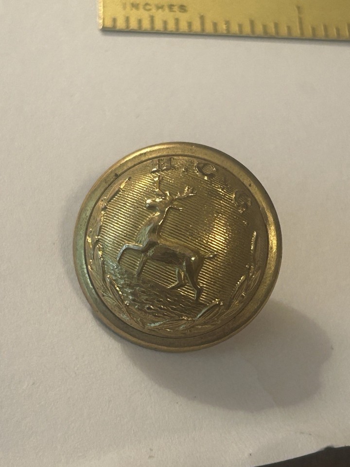 Antique Military Button HARTFORD CITY GUARD BUTTON ALBERTS Civil War ...