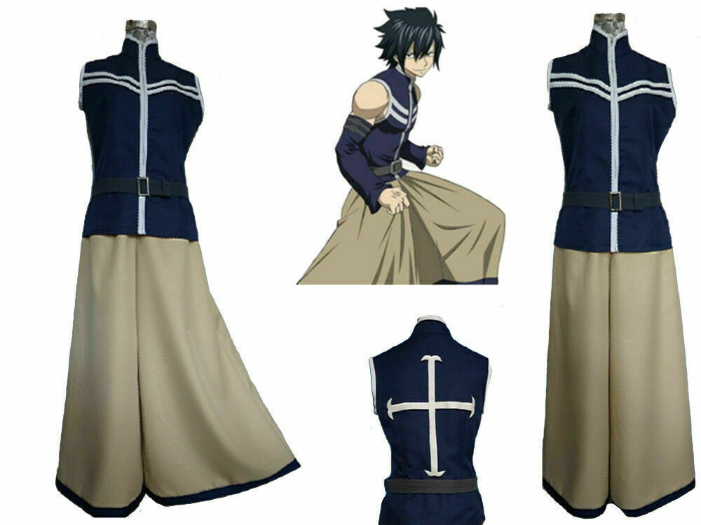 Costume Cosplay Fullbuster Grigio Fairy Tail Gray Fullbuster Guild
