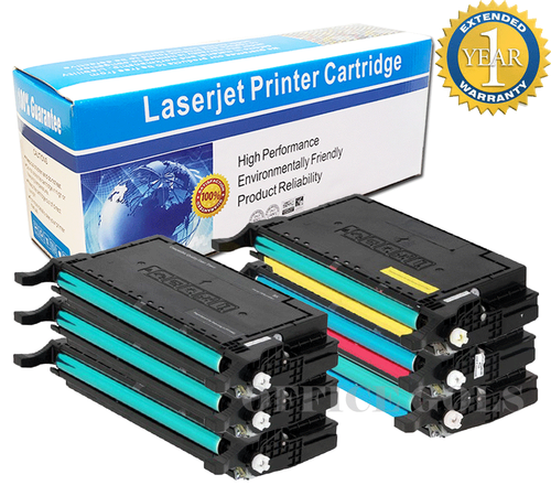 6 PK CLT-K609S Combo Color Toner Cartridge Set Fit For Samsung CLP770 ...