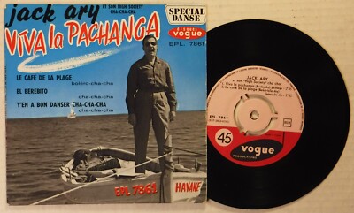 JACK ARY / VOGUE 7.861 / 45 RPM EXTENDED PLAY / FRENCH ISSUE WITH COVER ...
