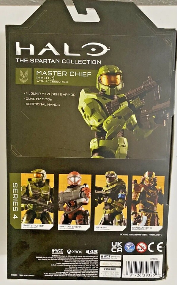 NEW XBOX WTC HALO The Spartan Collection Master Chief Halo 2 Action ...
